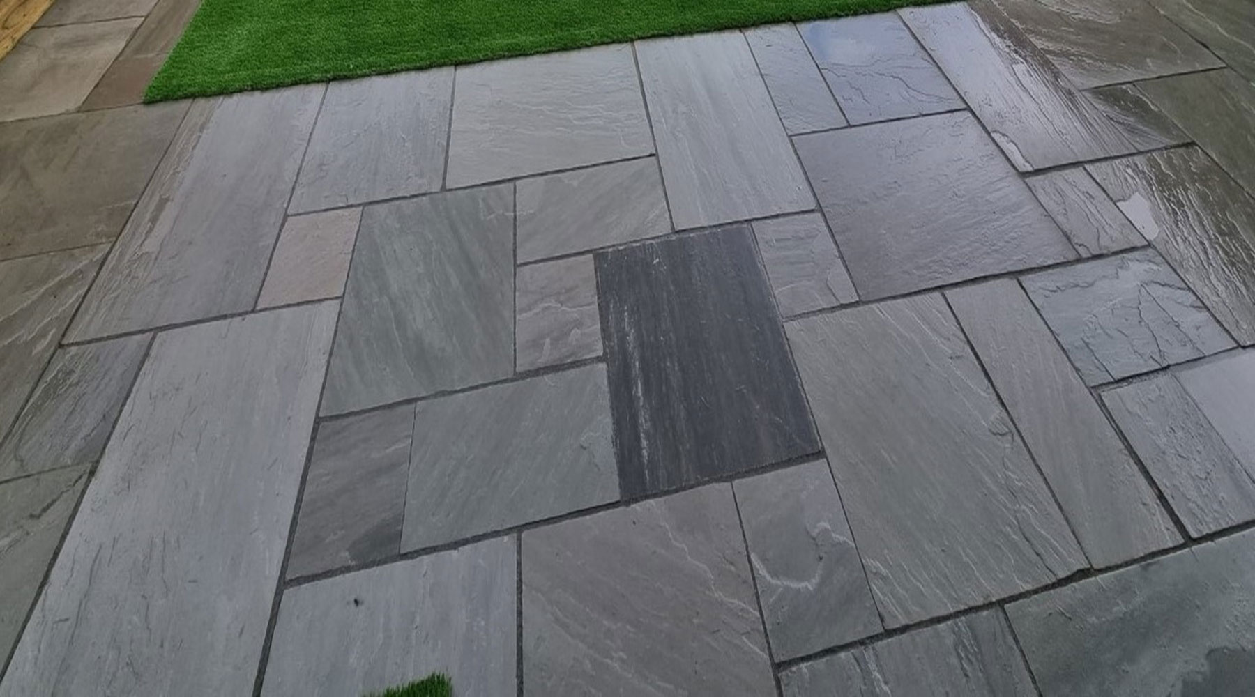 How to lay an Indian Stone Patio yourself - JPM Gardens, Landscaping ...